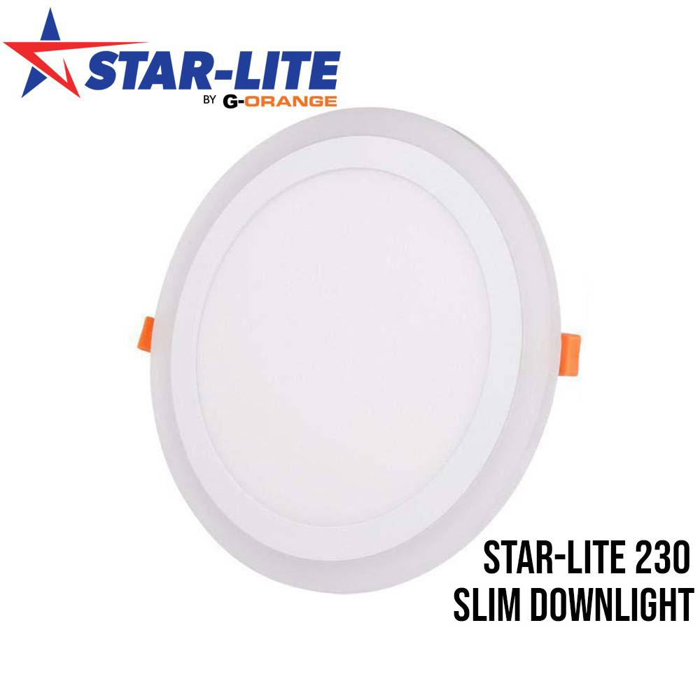 Star-Lite 230 Round 8w+4w/12w+6w Blue White Slim Downlight