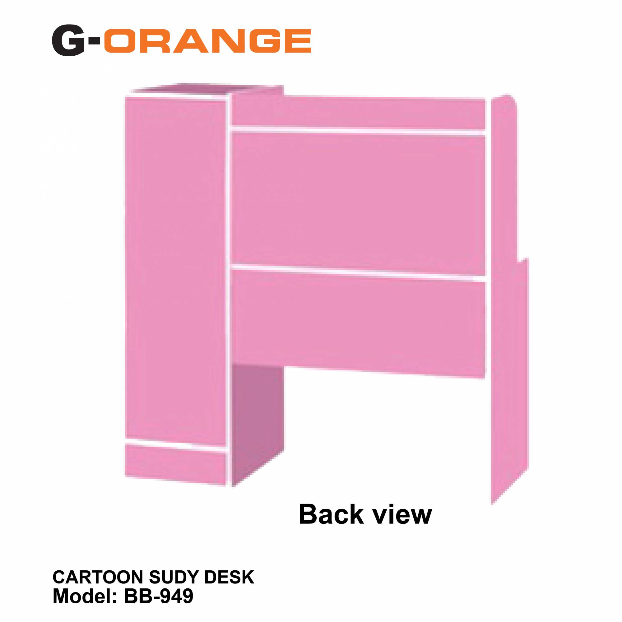 BB949 Cartoon Study Desk - Disney Princess