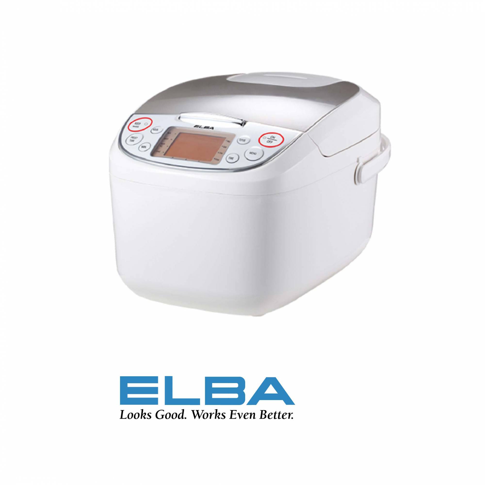 Elba ERC-B1886(WH) 1.8L Rice Cooker