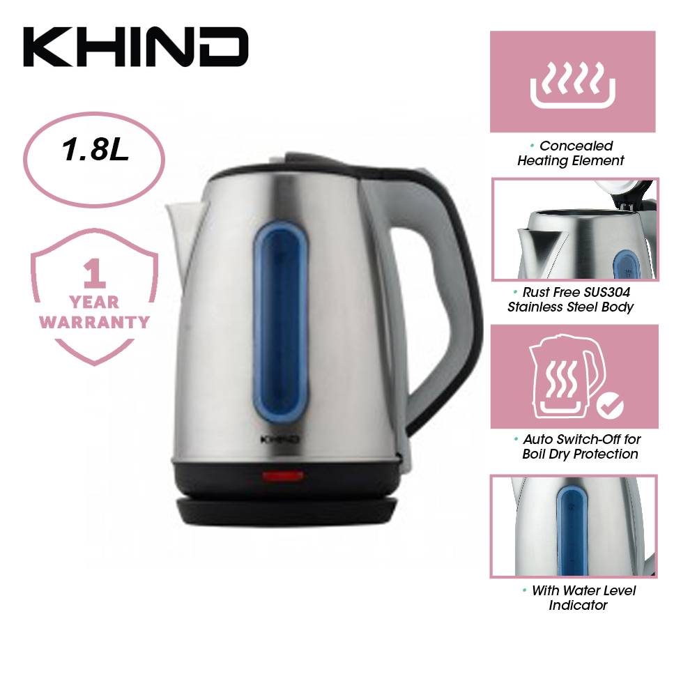 Khind EK18SS 1.8L Electric Jug Kettle