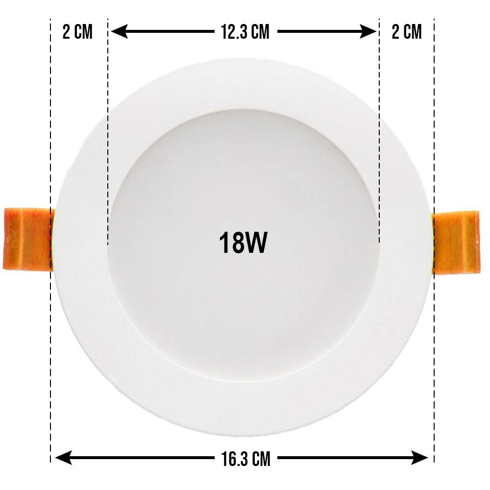 Star-Lite 301 12watt/18watt Round Slim Downlight