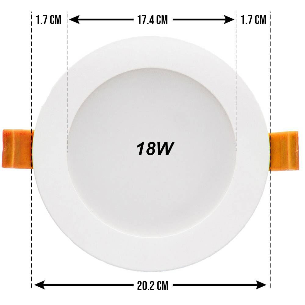 Star-Lite 701 18watt/25watt Round Surface Downlight