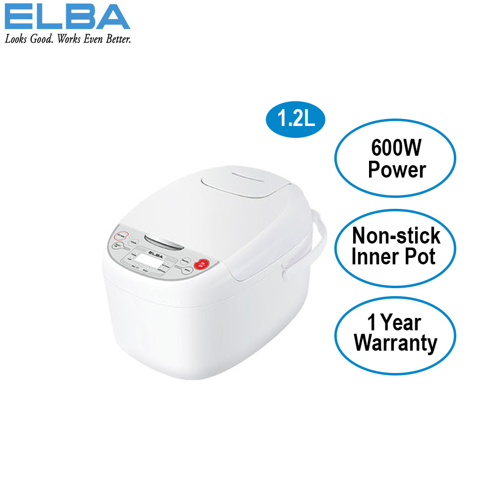 Elba ERC-B1260/WH (1.2L) MICROCOMPUTER RICE COOKER