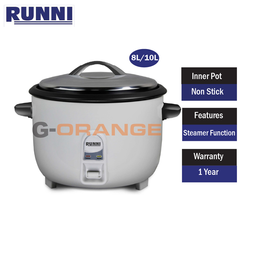 Runni Rice Cooker (8L/10L)