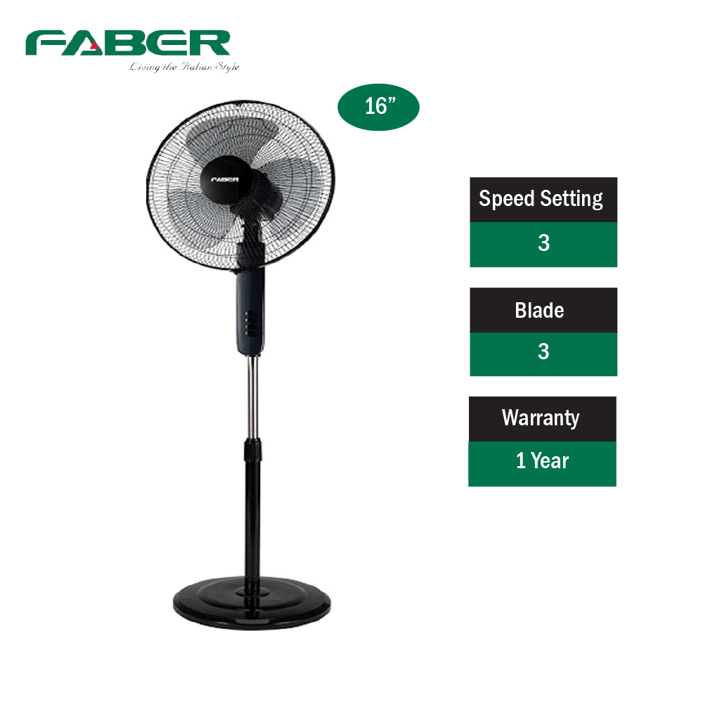 Faber FSF1631BK 16" Stand Fan