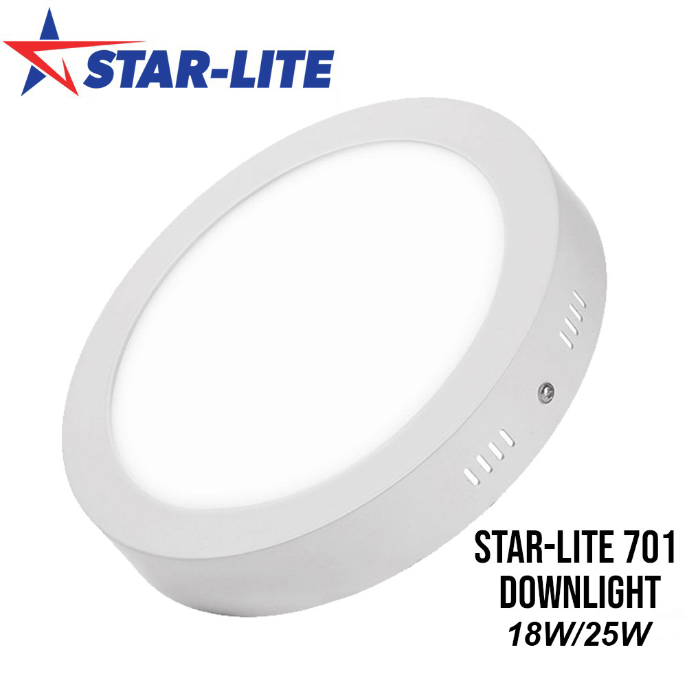 Star-Lite 701 18watt/25watt Round Surface Downlight
