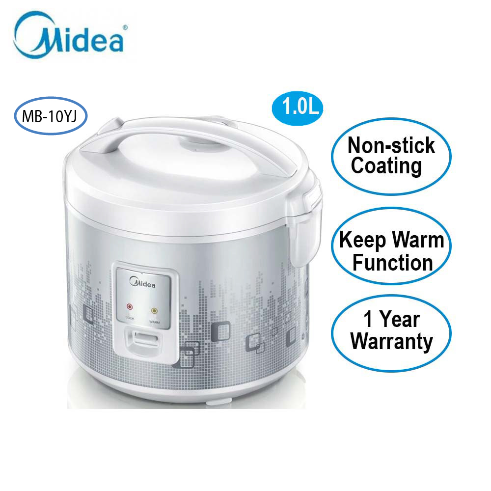 Midea Jar Rice Cooker 1.0L MB-10YJ / 1.8L MB-18YJ